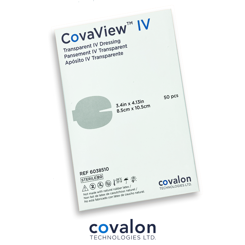 TuMaterialMédico.com | Apósito Transparente CovaView IV Con Muesca 8 ...