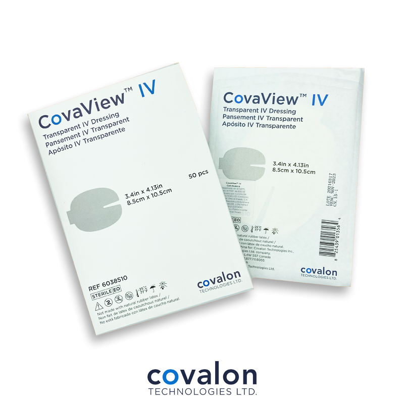 TuMaterialMédico.com | Apósito Transparente CovaView IV Con Muesca 8 ...