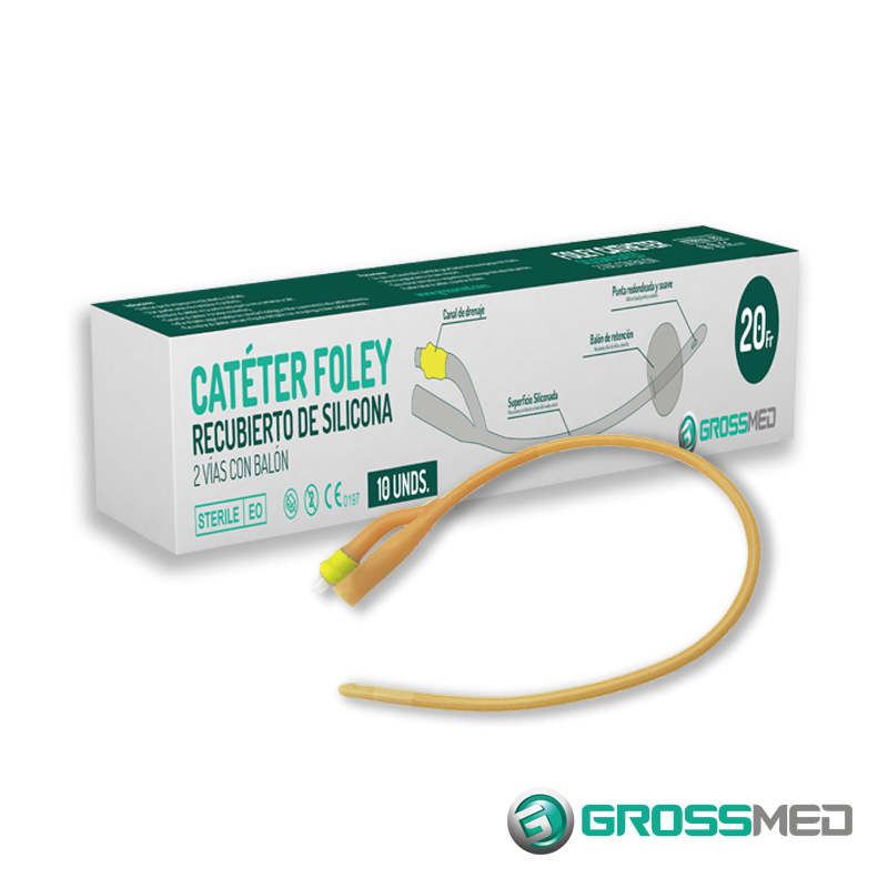 TuMaterialMédico.com | Sonda Foley 2 Vías 20 Fr con Balón de 5-15 mL ...