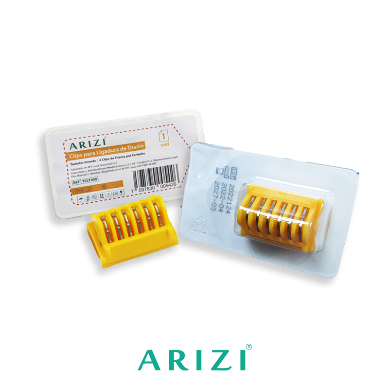 TuMaterialMédico.com | Clips de Titanio Para Ligaduras AZ400 ARIZI