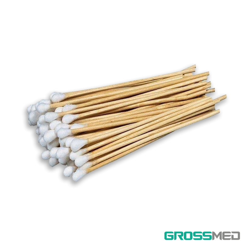 Aplicadores de Madera con Algodón (Punta Estándar) - Caja x 1.000 ...