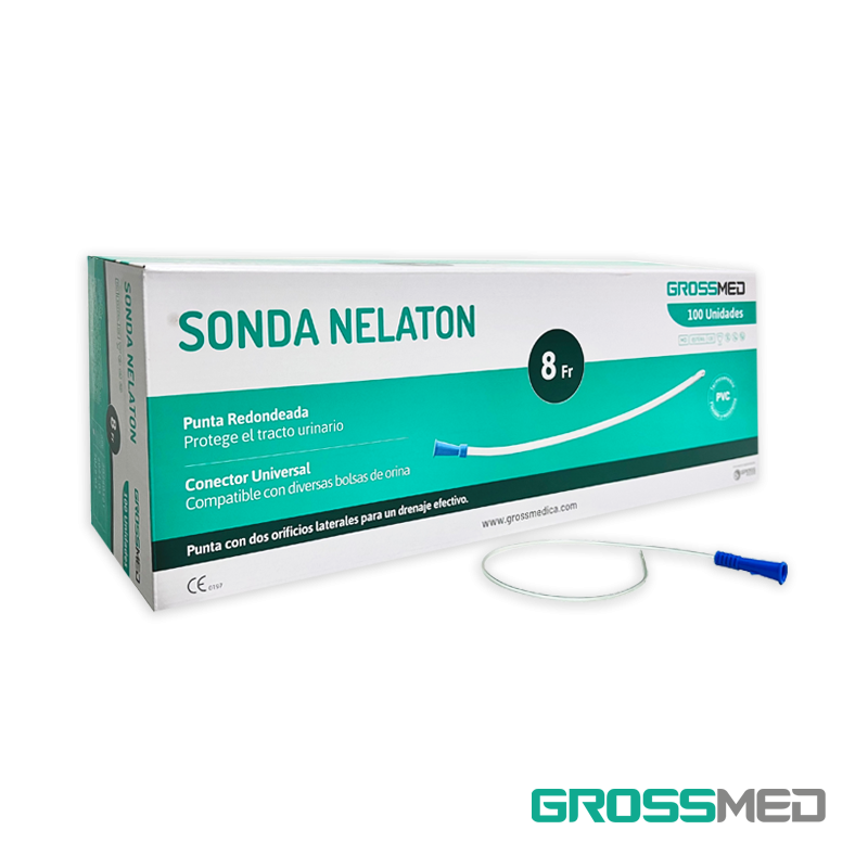 TuMaterialMédico.com | Sonda de Nelaton 8 Fr GROSSMED