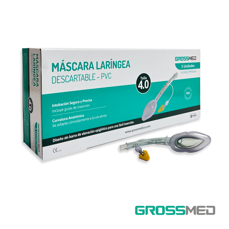 TuMaterialMédico.com | Mascara Laríngea de PVC 4.0 GROSSMED