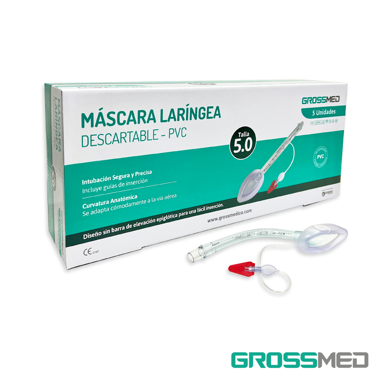 TuMaterialMédico.com | Mascara Laríngea de PVC 5.0 GROSSMED