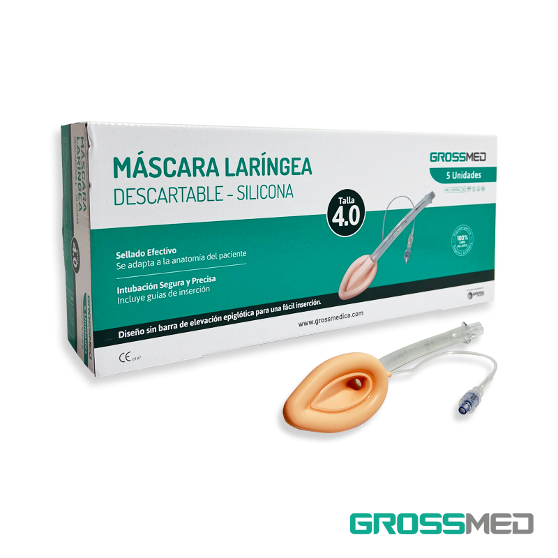 TuMaterialMédico.com | Mascara Laríngea de Silicona 4.0 GROSSMED