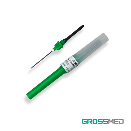 TuMaterialMédico.com | Aguja Para Recolección De Sangre 21G x 1 - GROSSMED