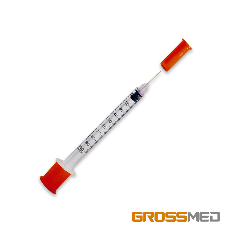 TuMaterialMédico.com | Jeringa de 1 cc con Aguja Integrada 30G x 1/2 ...