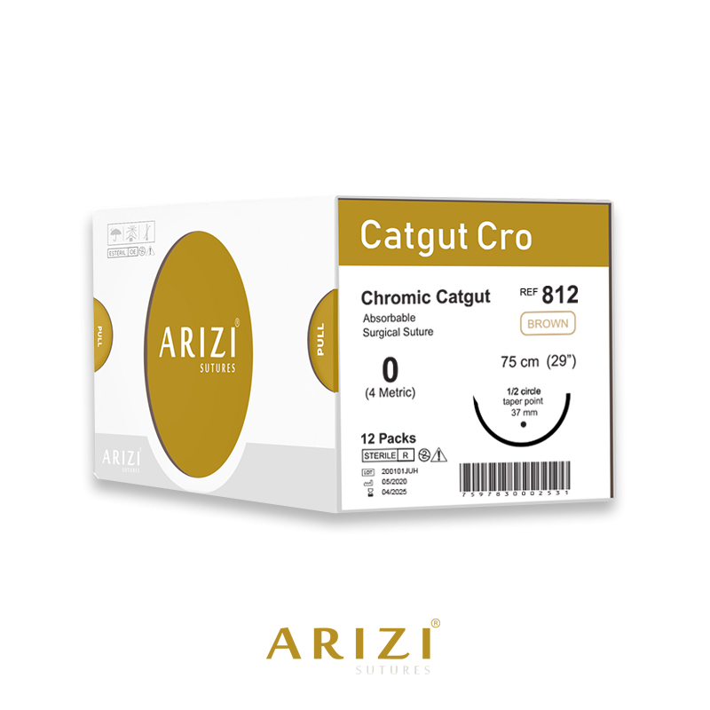 TuMaterialMédico.com | Catgut Cro 812: Crómico 0 ARIZI